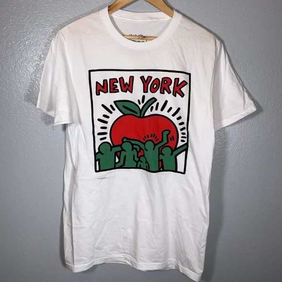 keith haring | Shirts | Keith Haring New York Apples Tee | Poshmark
